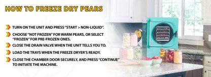 How To Freeze Dry Pears | Freeze Dried Guide