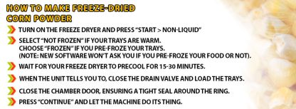 How To Make Freeze-Dried Corn Powder | Freeze Dried Guide